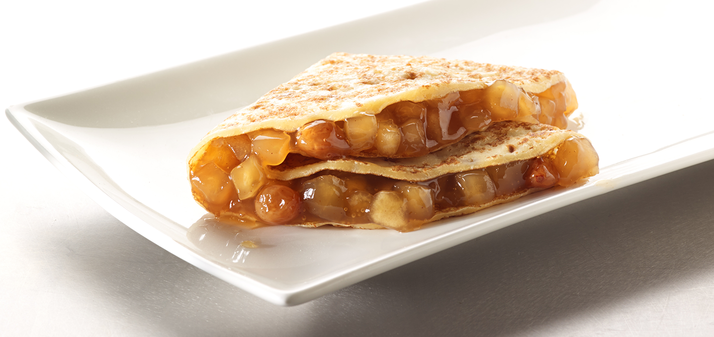 Pannenkoek gevuld met appel-rozijn | Colac